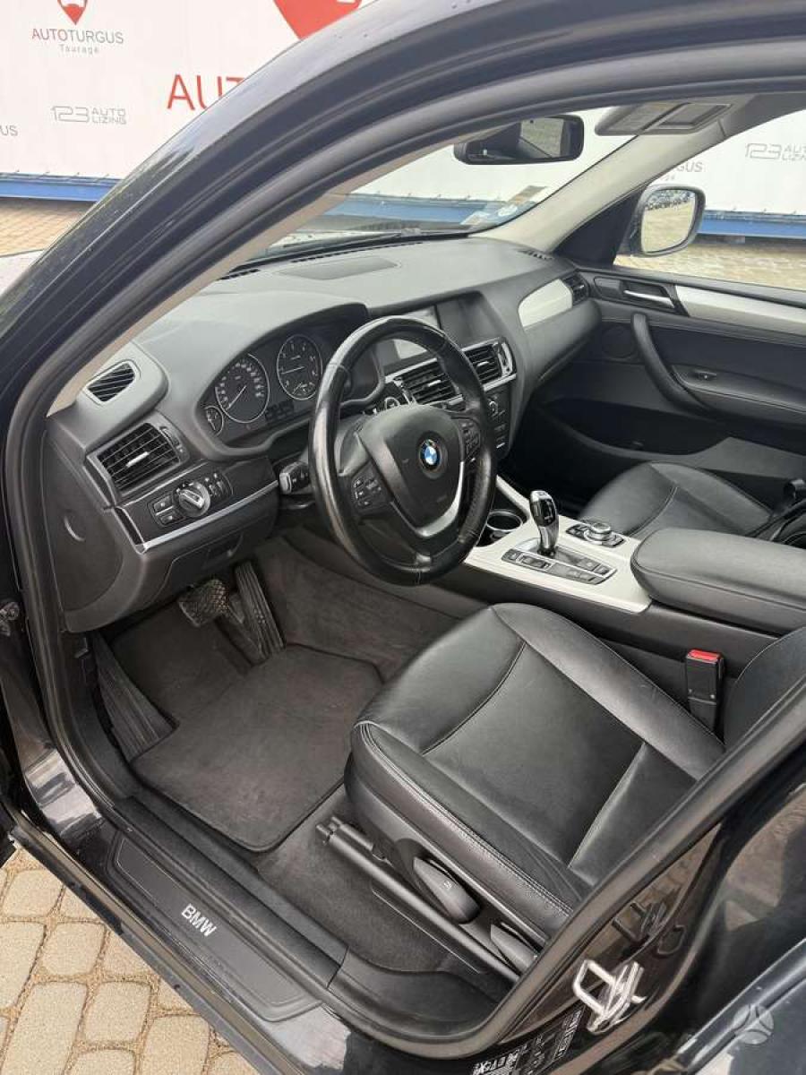 Melns BMW X3 2012 Tauragė, ar dzinēja tilpumu 2.00 L un nobraukumu 160 tūkst. km par 8650 €, foto 11 vietnē AUTOMOTO.COM.LV
