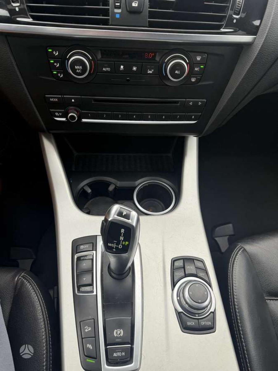 Melns BMW X3 2012 Tauragė, ar dzinēja tilpumu 2.00 L un nobraukumu 160 tūkst. km par 8650 €, foto 16 vietnē AUTOMOTO.COM.LV