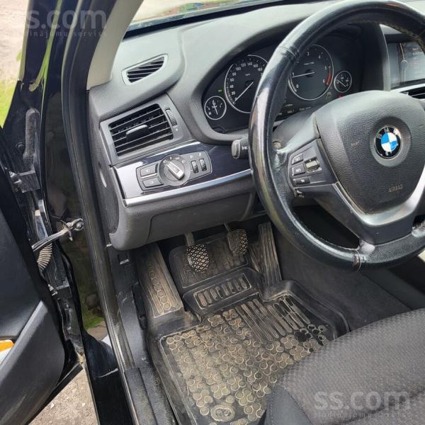 Melns BMW X3 2012 Liepāja, ar dzinēja tilpumu 2.00 L un nobraukumu 262 tūkst. km par 8250 €, foto 2 vietnē AUTOMOTO.COM.LV