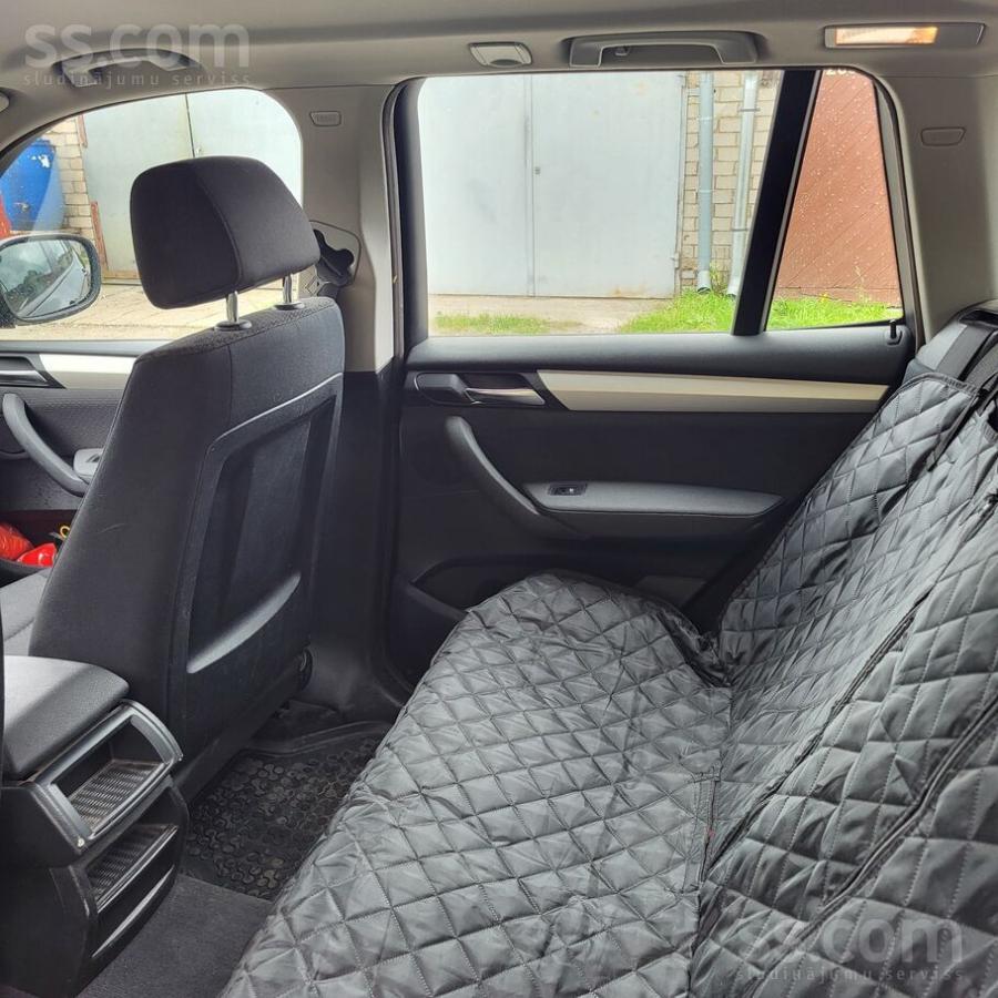 Black BMW X3 2012 in Liepaja, with an engine capacity of 2.00 L and mileage of 262 thousand km for 8250 €, photo 6 on AUTOMOTO.COM.LV