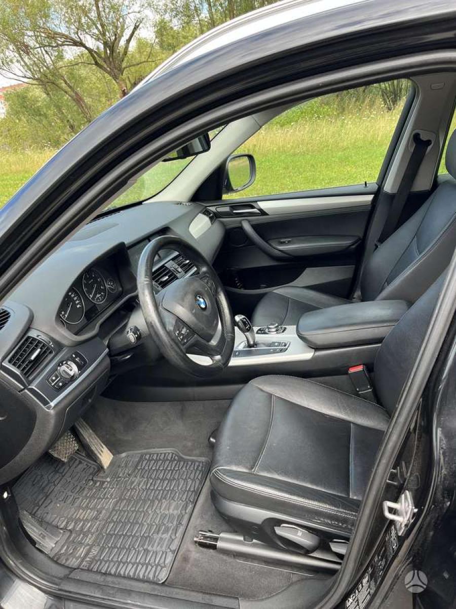 Melns BMW X3 2012 Klaipėda, ar dzinēja tilpumu 2.00 L un nobraukumu 194 tūkst. km par 7600 €, foto 10 vietnē AUTOMOTO.COM.LV