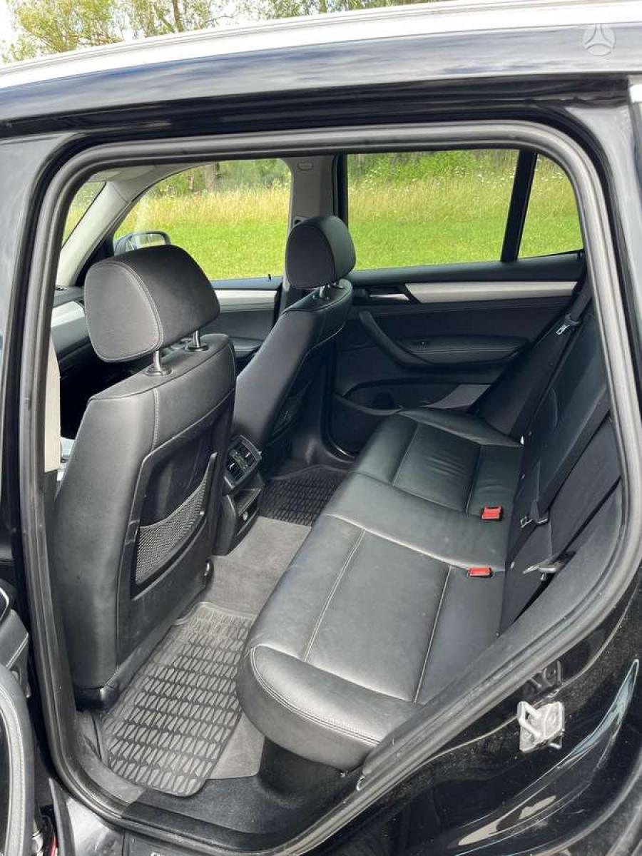 Melns BMW X3 2012 Klaipėda, ar dzinēja tilpumu 2.00 L un nobraukumu 194 tūkst. km par 7600 €, foto 11 vietnē AUTOMOTO.COM.LV