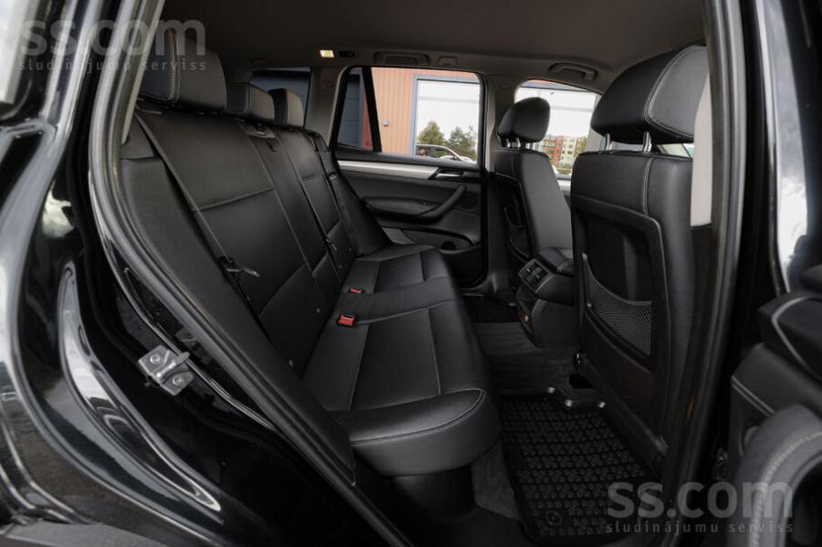 Melns BMW X3 2012 Jelgava, ar dzinēja tilpumu 2.00 L un nobraukumu 0 tūkst. km par 8990 €, foto 11 vietnē AUTOMOTO.COM.LV