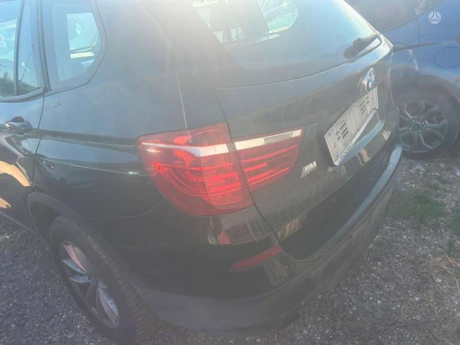 Black BMW X3 2012 in Telschi, with an engine capacity of 2.00 L and mileage of 220 thousand km for 2900 €, photo 9 on AUTOMOTO.COM.LV