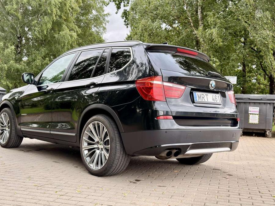 Melns BMW X3 2012 Joniškis, ar dzinēja tilpumu 2.99 L un nobraukumu 255 tūkst. km par 8300 €, foto 21 vietnē AUTOMOTO.COM.LV