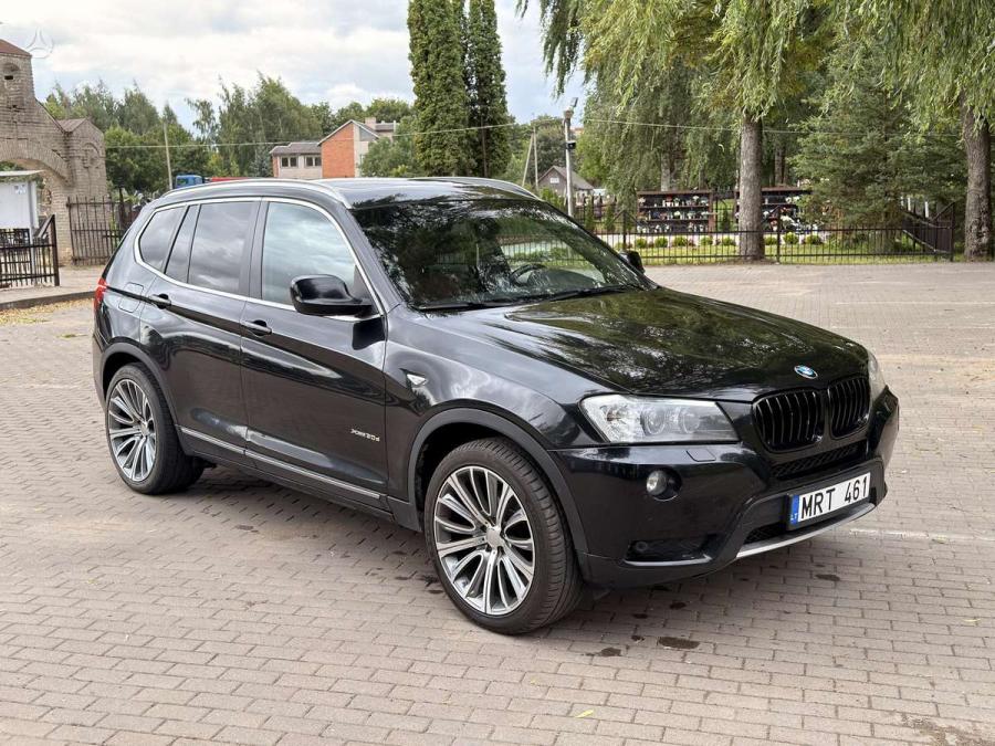 Melns BMW X3 2012 Joniškis, ar dzinēja tilpumu 2.99 L un nobraukumu 255 tūkst. km par 8300 €, foto 25 vietnē AUTOMOTO.COM.LV