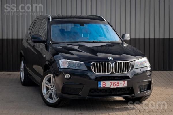 Melns BMW X3 2012 Talsi, ar dzinēja tilpumu 3.00 L un nobraukumu 300 tūkst. km par 11950 €, foto 1 vietnē AUTOMOTO.COM.LV