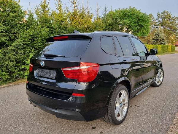 Melns BMW X3 2012 Viļņa, ar dzinēja tilpumu 2.99 L un nobraukumu 280 tūkst. km par 13650 €, foto 4 vietnē AUTOMOTO.COM.LV