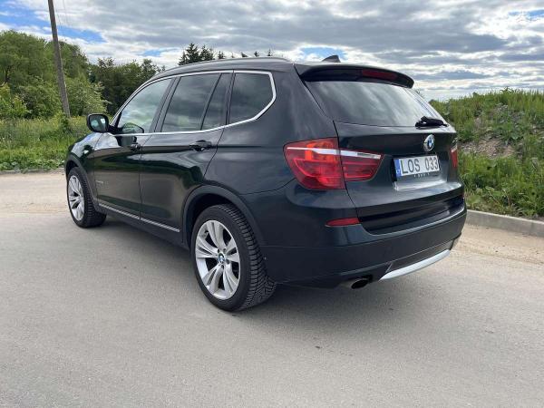 Melns BMW X3 2012 Kauņa, ar dzinēja tilpumu 2.00 L un nobraukumu 325 tūkst. km par 9250 €, foto 4 vietnē AUTOMOTO.COM.LV