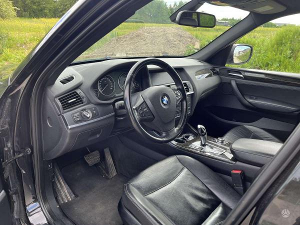 Melns BMW X3 2012 Kauņa, ar dzinēja tilpumu 2.00 L un nobraukumu 325 tūkst. km par 9250 €, foto 7 vietnē AUTOMOTO.COM.LV