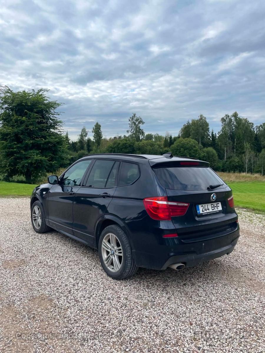 Black BMW X3 2012 in Tallinn, with an engine capacity of 2.00 L and mileage of 254 thousand km for 9600 €, photo 3 on AUTOMOTO.COM.LV