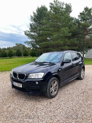 Black BMW X3 2012 in Tallinn, with an engine capacity of 2.00 L and mileage of 254 thousand km for 9600 €, photo 5 on AUTOMOTO.COM.LV