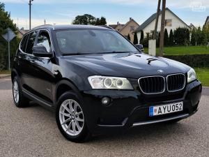 Black BMW X3 2012 in Jurbarkas, with an engine capacity of 2.00 L and mileage of 194 thousand km for 8450 €, photo  on AUTOMOTO.COM.LV