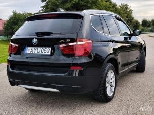 Black BMW X3 2012 in Jurbarkas, with an engine capacity of 2.00 L and mileage of 194 thousand km for 8450 €, photo 4 on AUTOMOTO.COM.LV