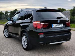 Black BMW X3 2012 in Jurbarkas, with an engine capacity of 2.00 L and mileage of 194 thousand km for 8450 €, photo 5 on AUTOMOTO.COM.LV