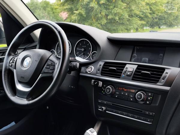 Black BMW X3 2012 in Jurbarkas, with an engine capacity of 2.00 L and mileage of 194 thousand km for 8450 €, photo 7 on AUTOMOTO.COM.LV