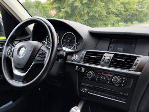 Black BMW X3 2012 in Jurbarkas, with an engine capacity of 2.00 L and mileage of 194 thousand km for 8450 €, photo 7 on AUTOMOTO.COM.LV