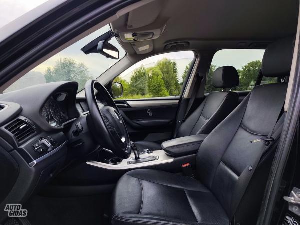 Black BMW X3 2012 in Jurbarkas, with an engine capacity of 2.00 L and mileage of 194 thousand km for 8450 €, photo 8 on AUTOMOTO.COM.LV