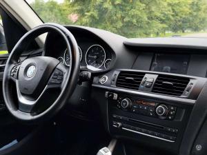 Black BMW X3 2012 in Jurbarkas, with an engine capacity of 2.00 L and mileage of 194 thousand km for 8450 €, photo 6 on AUTOMOTO.COM.LV