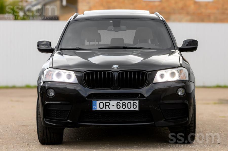 Melns BMW X3 2012 Jelgava, ar dzinēja tilpumu 2.00 L un nobraukumu 244 tūkst. km par 9800 €, foto 4 vietnē AUTOMOTO.COM.LV