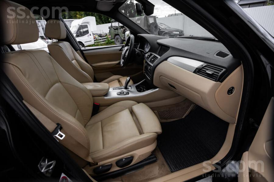 Melns BMW X3 2012 Jelgava, ar dzinēja tilpumu 2.00 L un nobraukumu 244 tūkst. km par 9800 €, foto 9 vietnē AUTOMOTO.COM.LV