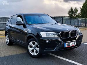 Melns BMW X3 2012 Anykščiai, ar dzinēja tilpumu 2.00 L un nobraukumu 320 tūkst. km par 7750 €, foto  vietnē AUTOMOTO.COM.LV