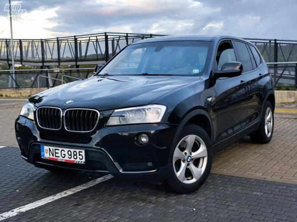 Black BMW X3 2012 in Anyksciai, with an engine capacity of 2.00 L and mileage of 320 thousand km for 7750 €, photo 3 on AUTOMOTO.COM.LV