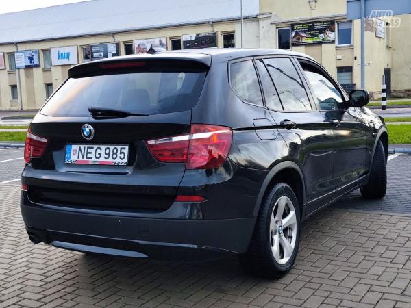 Black BMW X3 2012 in Anyksciai, with an engine capacity of 2.00 L and mileage of 320 thousand km for 7750 €, photo 5 on AUTOMOTO.COM.LV