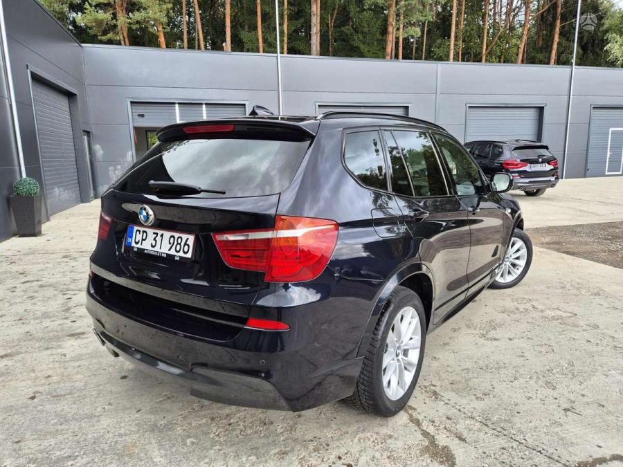 Melns BMW X3 2012 Utena, ar dzinēja tilpumu 2.99 L un nobraukumu 324 tūkst. km par 9990 €, foto 5 vietnē AUTOMOTO.COM.LV