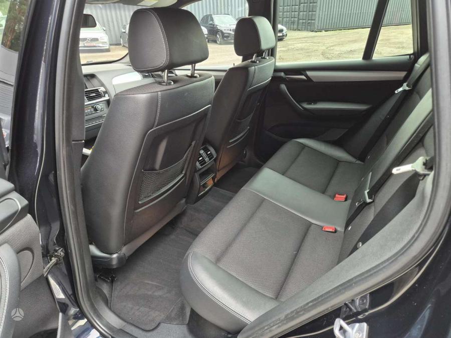 Melns BMW X3 2012 Utena, ar dzinēja tilpumu 2.99 L un nobraukumu 324 tūkst. km par 9990 €, foto 22 vietnē AUTOMOTO.COM.LV