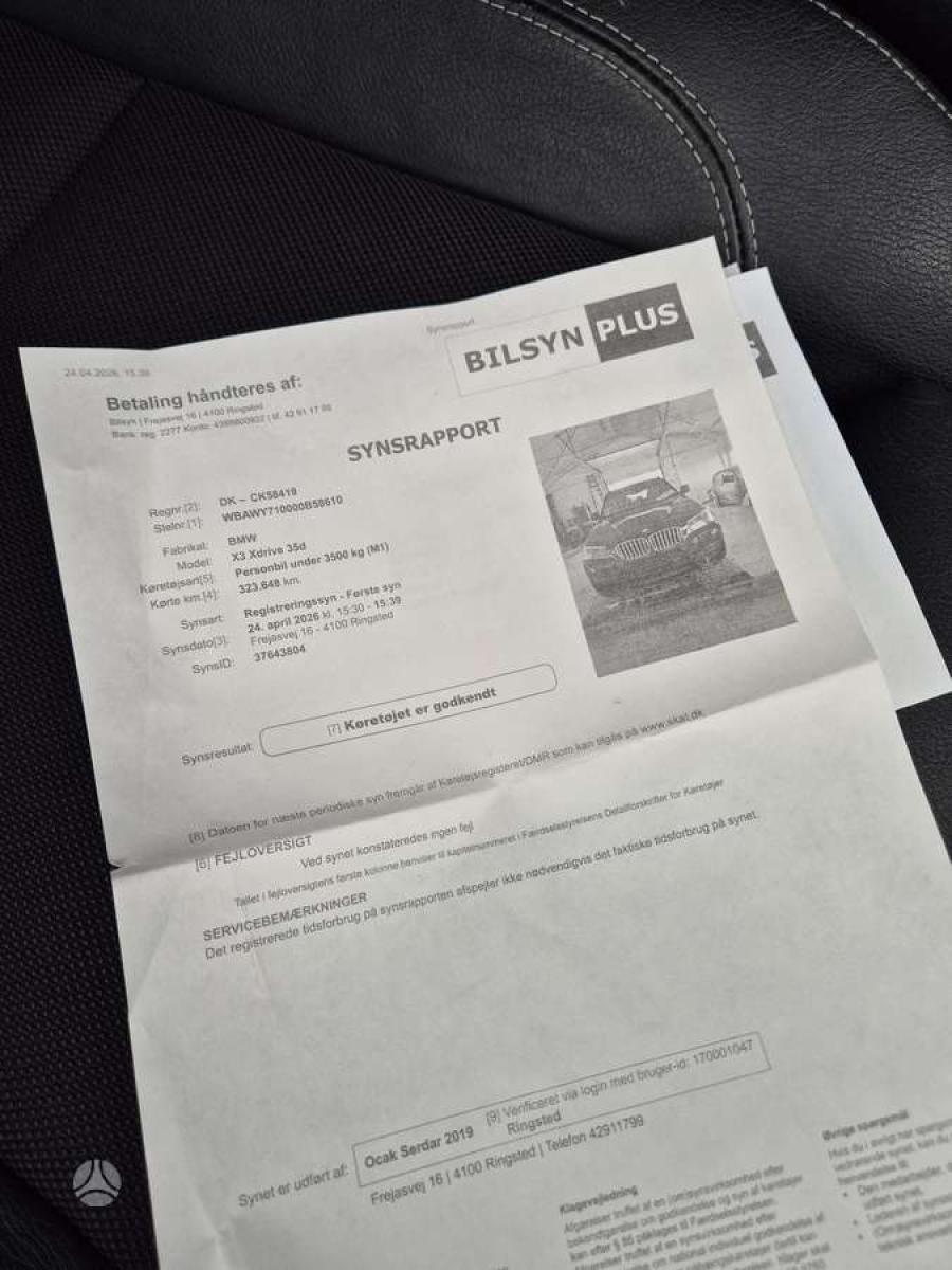 Melns BMW X3 2012 Utena, ar dzinēja tilpumu 2.99 L un nobraukumu 324 tūkst. km par 9990 €, foto 28 vietnē AUTOMOTO.COM.LV