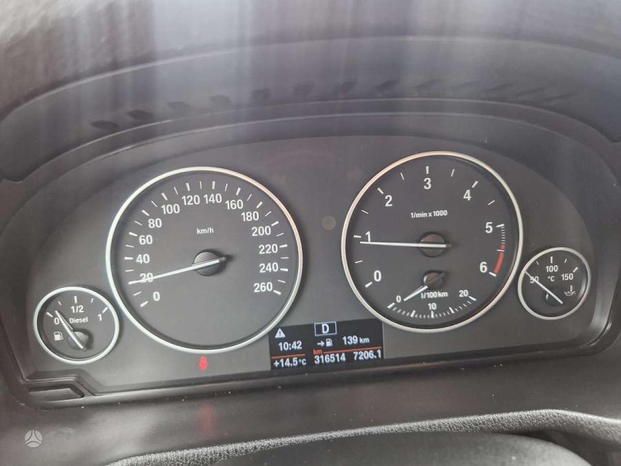 Black BMW X3 2012 in Kaunas, with an engine capacity of 2.00 L and mileage of 317 thousand km for 7550 €, photo 12 on AUTOMOTO.COM.LV
