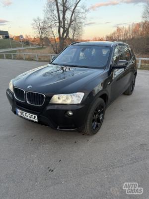Black BMW X3 2012 in Moletai, with an engine capacity of 2.00 L and mileage of 308 thousand km for 8888 €, photo 1 on AUTOMOTO.COM.LV