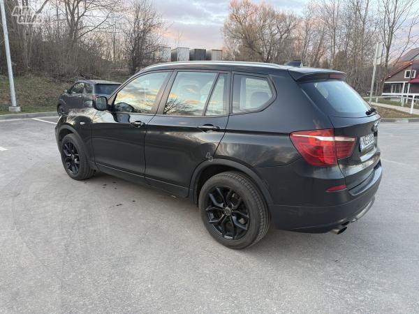 Black BMW X3 2012 in Moletai, with an engine capacity of 2.00 L and mileage of 308 thousand km for 8888 €, photo 6 on AUTOMOTO.COM.LV