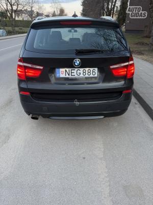 Black BMW X3 2012 in Moletai, with an engine capacity of 2.00 L and mileage of 308 thousand km for 8888 €, photo 10 on AUTOMOTO.COM.LV