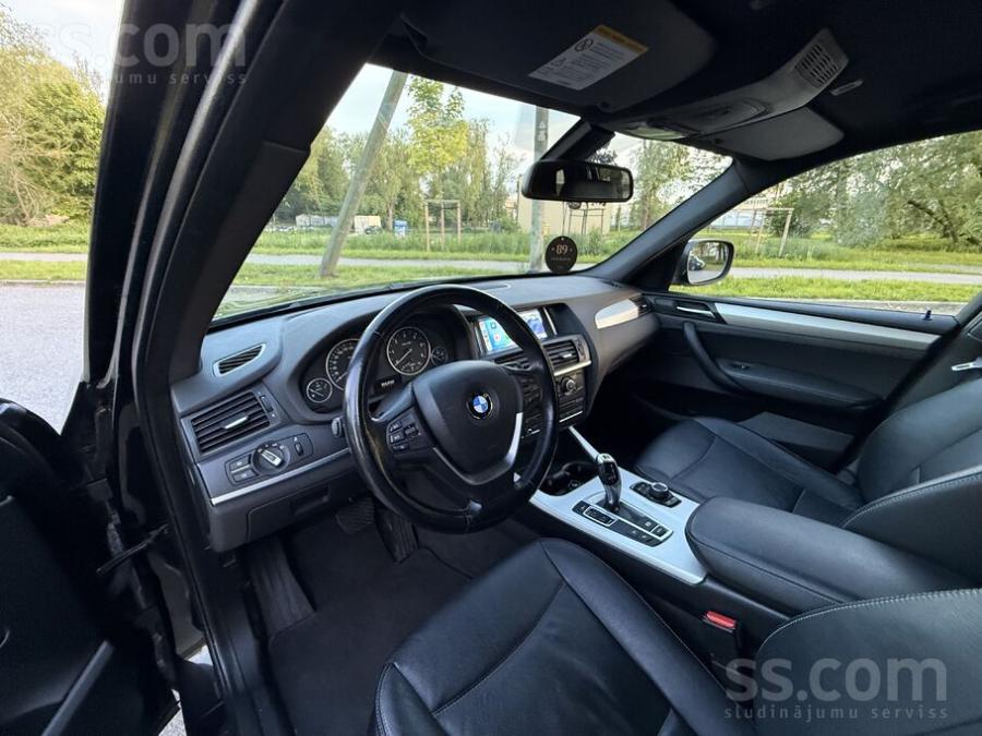Melns BMW X3 2012 Rīga, ar dzinēja tilpumu 2.00 L un nobraukumu 146 tūkst. km par 11900 €, foto 13 vietnē AUTOMOTO.COM.LV
