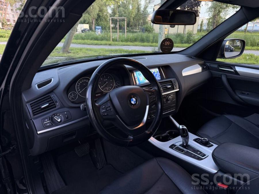 Melns BMW X3 2012 Rīga, ar dzinēja tilpumu 2.00 L un nobraukumu 146 tūkst. km par 11900 €, foto 14 vietnē AUTOMOTO.COM.LV