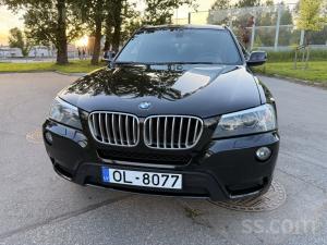Melns BMW X3 2012 Rīga, ar dzinēja tilpumu 2.00 L un nobraukumu 146 tūkst. km par 11900 €, foto 1 vietnē AUTOMOTO.COM.LV