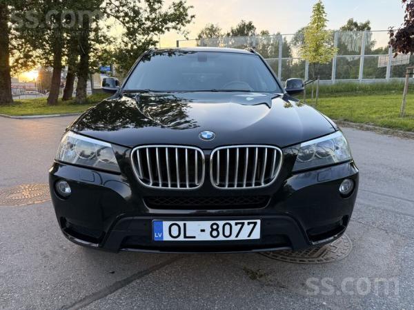 Black BMW X3 2012 in Riga, with an engine capacity of 2.00 L and mileage of 146 thousand km for 11900 €, photo 6 on AUTOMOTO.COM.LV