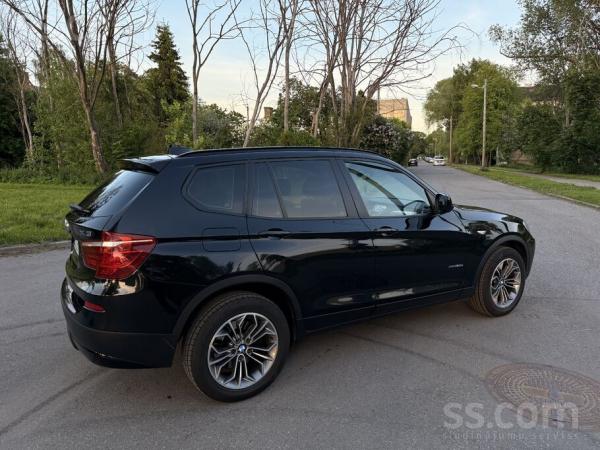 Black BMW X3 2012 in Riga, with an engine capacity of 2.00 L and mileage of 146 thousand km for 11900 €, photo 10 on AUTOMOTO.COM.LV