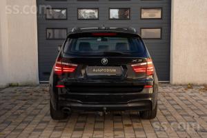 Black BMW X3 2012 in Riga, with an engine capacity of 2.00 L and mileage of 283 thousand km for 11350 €, photo 6 on AUTOMOTO.COM.LV