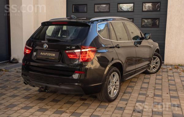 Black BMW X3 2012 in Riga, with an engine capacity of 2.00 L and mileage of 283 thousand km for 11350 €, photo 8 on AUTOMOTO.COM.LV