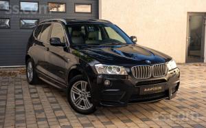 Black BMW X3 2012 in Riga, with an engine capacity of 2.00 L and mileage of 283 thousand km for 11350 €, photo 10 on AUTOMOTO.COM.LV