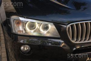 Black BMW X3 2012 in Riga, with an engine capacity of 2.00 L and mileage of 283 thousand km for 11350 €, photo 12 on AUTOMOTO.COM.LV