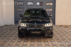 Black BMW X3 2012 in Riga, with an engine capacity of 2.00 L and mileage of 283 thousand km for 11350 €, photo 14 on AUTOMOTO.COM.LV