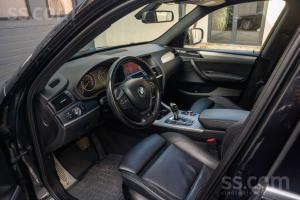 Black BMW X3 2012 in Riga, with an engine capacity of 2.00 L and mileage of 283 thousand km for 11350 €, photo 19 on AUTOMOTO.COM.LV