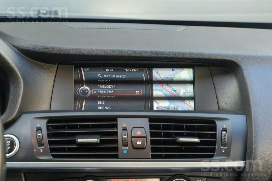 Black BMW X3 2012 in Riga, with an engine capacity of 2.00 L and mileage of 283 thousand km for 11350 €, photo 25 on AUTOMOTO.COM.LV