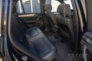 Black BMW X3 2012 in Riga, with an engine capacity of 2.00 L and mileage of 283 thousand km for 11350 €, photo 30 on AUTOMOTO.COM.LV