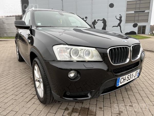 Black BMW X3 2012 in Riga, with an engine capacity of 2.00 L and mileage of 265 thousand km for 9500 €, photo 1 on AUTOMOTO.COM.LV