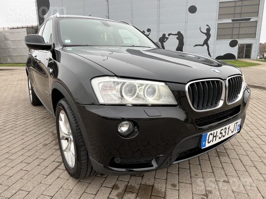 Melns BMW X3 2012 Rīga, ar dzinēja tilpumu 2.00 L un nobraukumu 265 tūkst. km par 9500 €, foto 1 vietnē AUTOMOTO.COM.LV